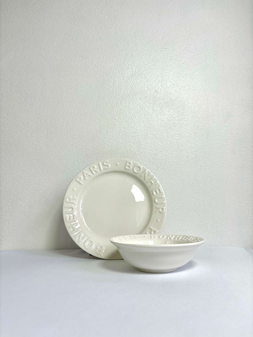 Jelliko - Claire Set | White | Café de Paris Crockery Set